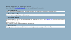 Step by Step process for ECR filing as follows.docx by DIVYA SS on ...