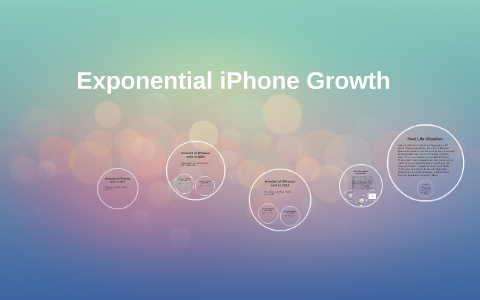 Exponential iPhone Growth by Katherine Hueston on Prezi