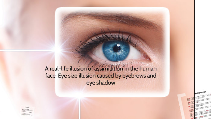 A real-life illusion of assimilation in the human face: Eye by David ...
