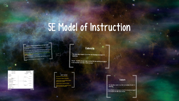 5E's Model of Instruction by Kaylee Rudolph on Prezi