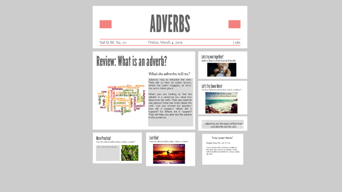 ADVERBS by Erica Henkel on Prezi