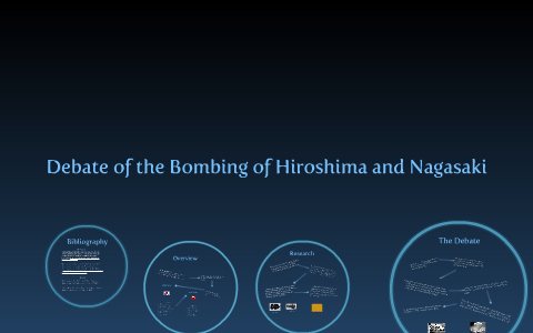 Debate of the bombing of Hiroshima and Nagasaki by Alejandro Sandell on ...