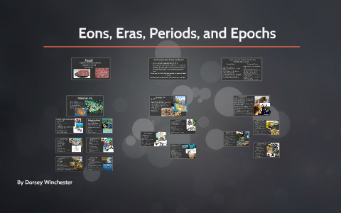 Eons, Eras, Periods, and Epochs by Brandon Winchester on Prezi