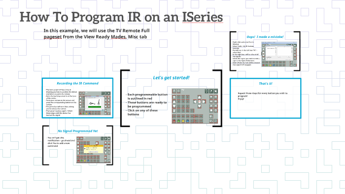 How To Program IR on an ISeries by Kevin Forde-Nihipali on Prezi
