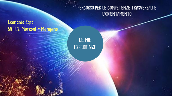 pcto progetto eee by Leonardo Sgroi on Prezi