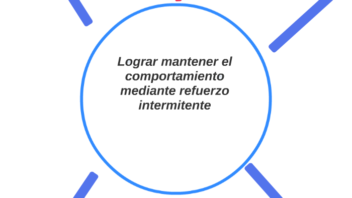 Lograr mantener el comportamiento mediante refuerzo intermit by Matias ...