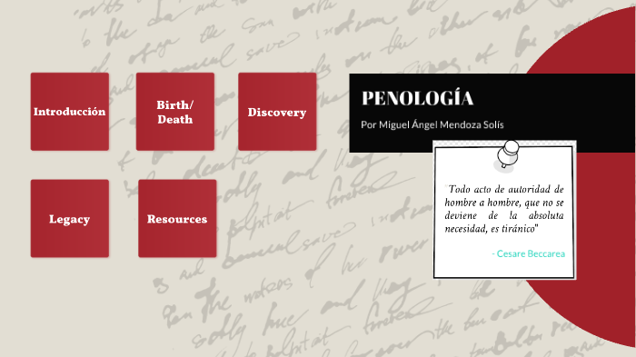 PENOLOGÍA by Miguel Mendoza on Prezi