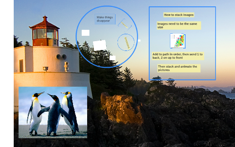 Make things disappear by on Prezi