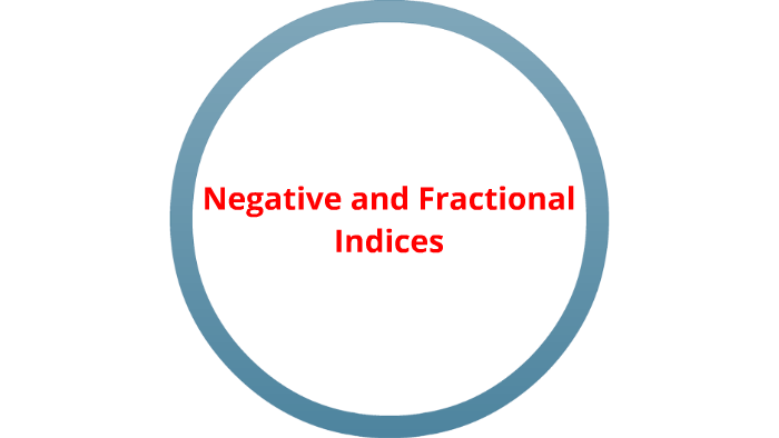 Negative and Fractional indices by Marc Jones on Prezi
