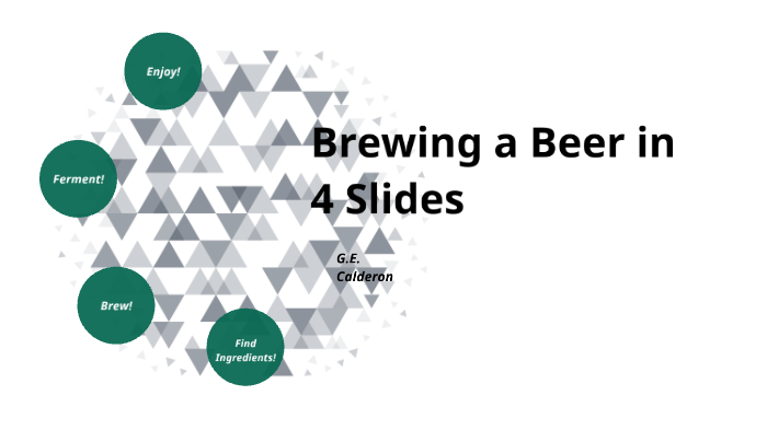 Brewing a Brew 101 by g calderon on Prezi