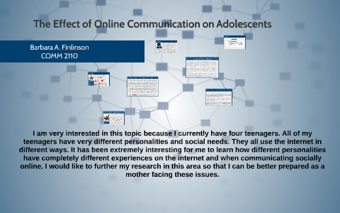 The Effect of Online Communication on Adolescents by Barbara Finlinson ...