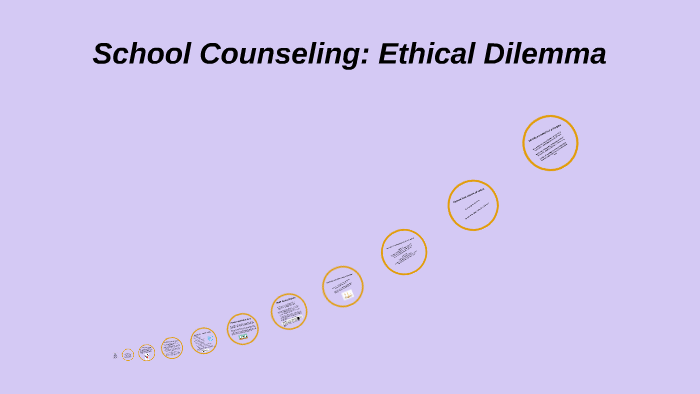 School Counseling: Ethical Dilemma by Katie Immen on Prezi