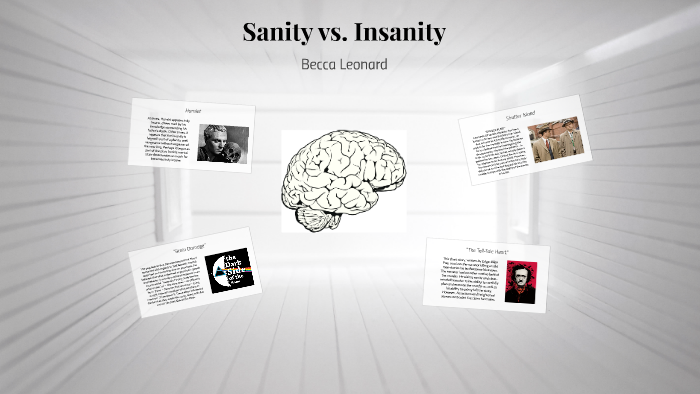 Sanity vs. Insanity by on Prezi
