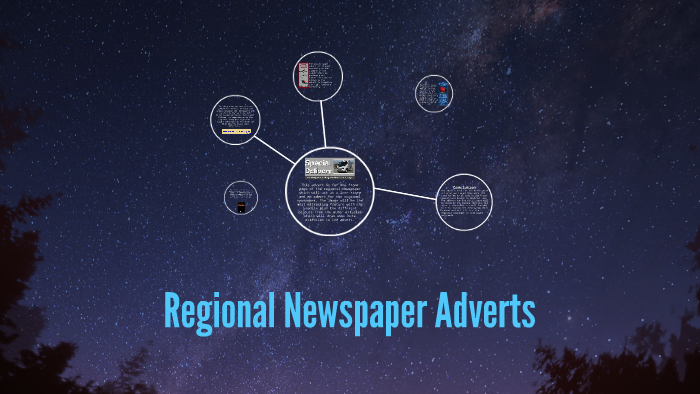 Regional Newspaper Adverts by Brandon Rock on Prezi