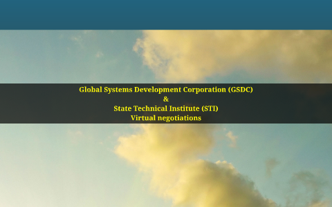 Global Systems Development Corporation (GSDC) by on Prezi