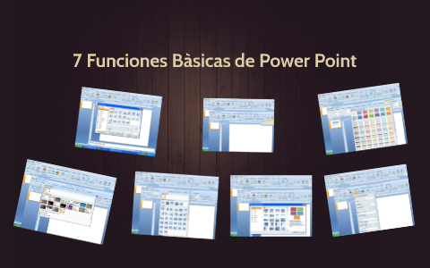 7 Funciones Bàsicas de Power Point by Jordy Flores on Prezi