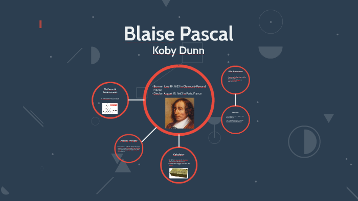 Blaise Pascal by Koby Dunn on Prezi