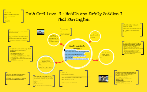 Tech Cert Level 3 - Health and Safety Session 3 by Neil Farrington on Prezi