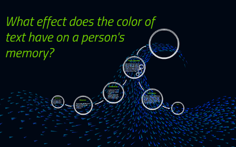 What effect does the color of text have on a person's memory by Ariana ...