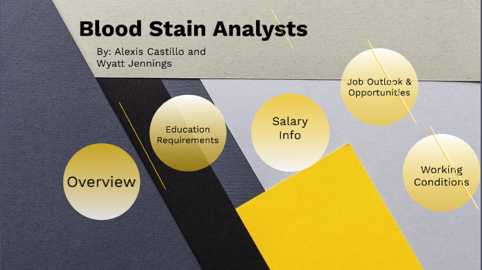 Blood Stain Analysts by Wyatt Jennings on Prezi