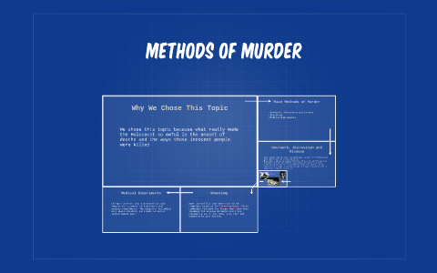 Methods of murder by on Prezi