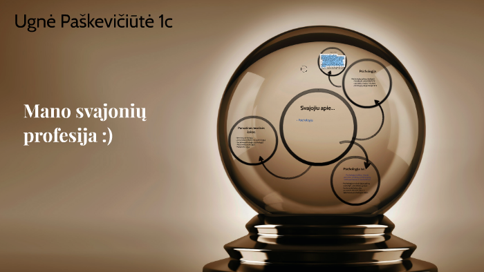Mano svajonių profesija :) by :) ugniki on Prezi