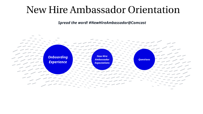 New Hire Ambassador Training by Comcast Onboarding on Prezi