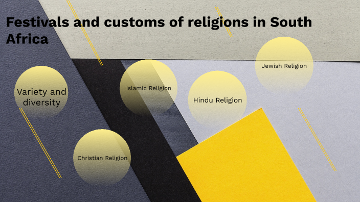 Festivals and customs of a variety of religions in South Africa by Gift ...