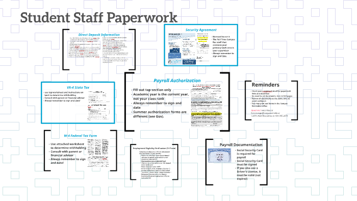 Student Staff Paperwork by Gus Hemmer on Prezi