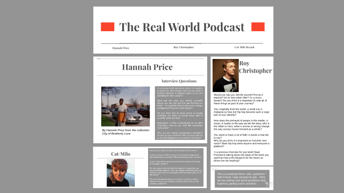 The Real World Podcast by Penny Lewis on Prezi