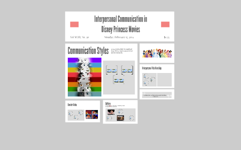 Interpersonal Communication in Disney Princess Movies by Morgan Wright ...
