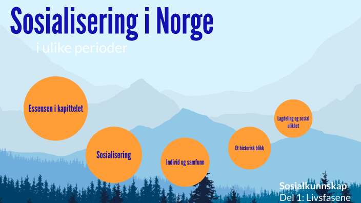 (Del 1 Livsfasene) Sosialisering i Norge i ulike perioder by Oda Dahll ...