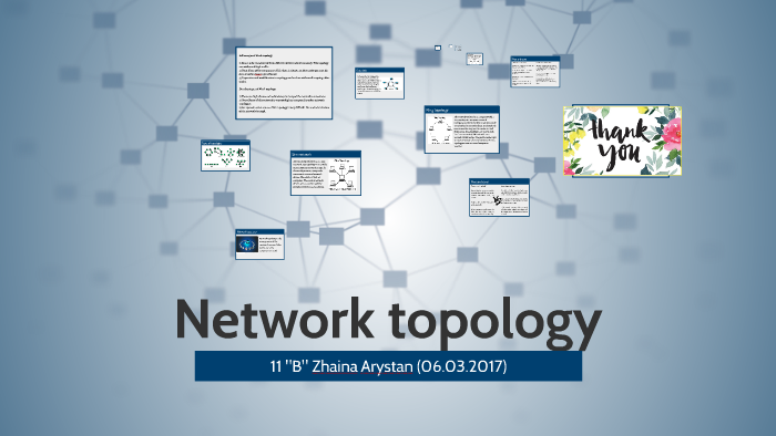 Network topology by on Prezi