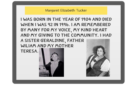 Margaret Tucker by James Por on Prezi