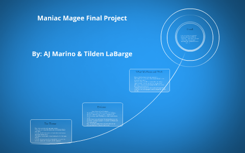 Maniac Magee Final Project by AJ Marino on Prezi