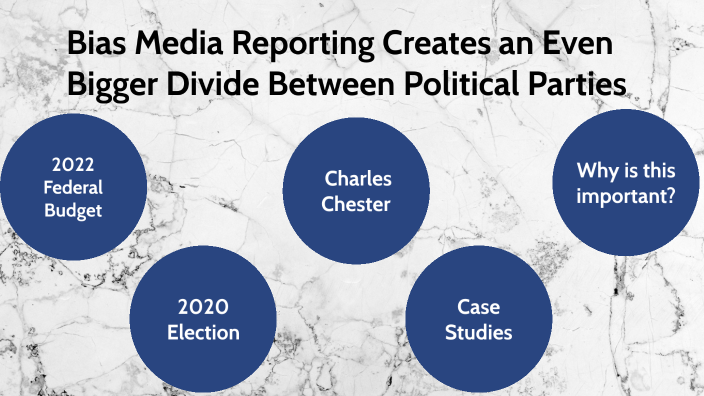Bias Media Reporting Creates an Even Bigger Divide Between Political ...