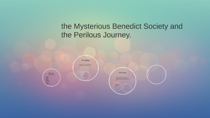 the Mysterious Benedict Society and the Perilous Journey. by daniel ...