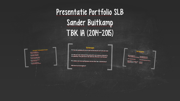 Presentatie Portfolio SLB by on Prezi