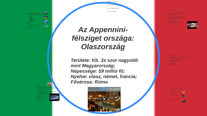 Az Appennini-félsziget országa: Olaszország by Anita Matajsz on Prezi