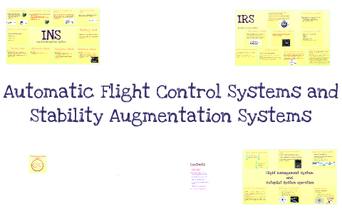 Flight Control System and Stability Augmentation System by Raoul ...