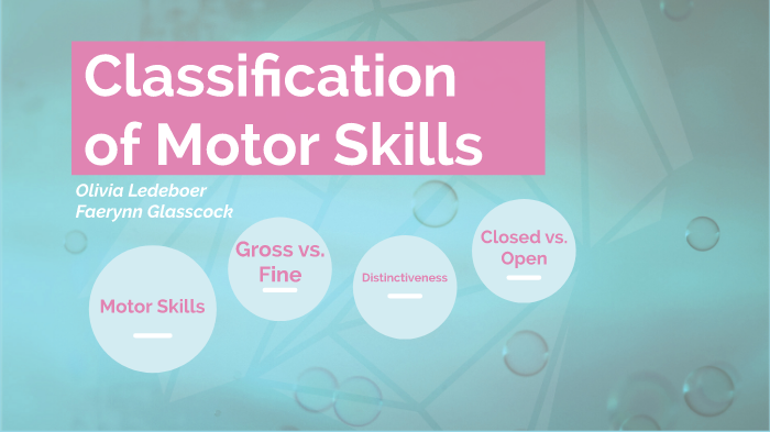 Classification of Motor Skills by Olivia Ledeboer on Prezi