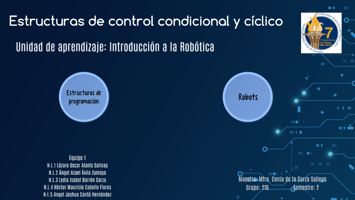 Estructuras de control condicional y cíclico by Lydia Isabel on Prezi