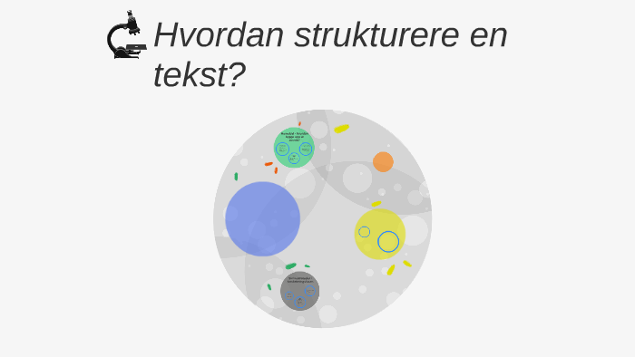 Hvordan strukturere en tekst by Anja Isaksen