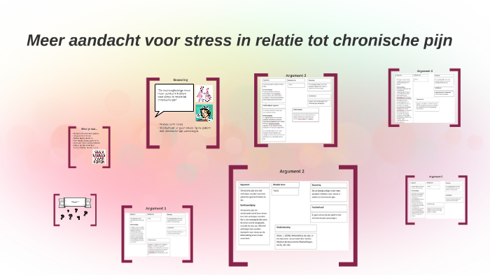 Meer aandacht voor stress in relatie tot chronische pijn by manon ...