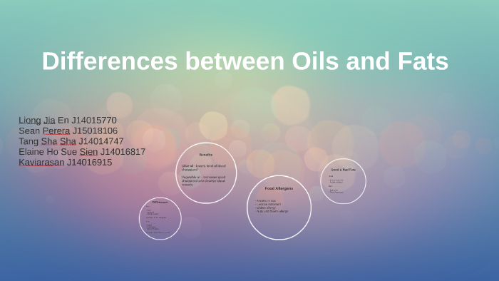 Differences between Fats and Oils by Andrea Mah on Prezi