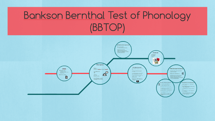 Bankson Bernthal Test of Phonology by Abby Cover on Prezi