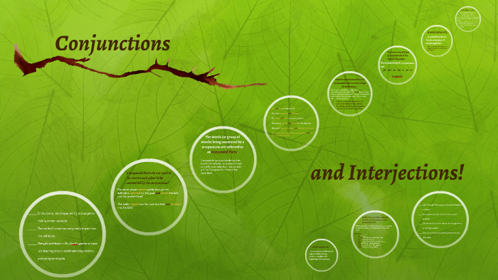 Conjunctions and Interjections by Rachel Dant on Prezi