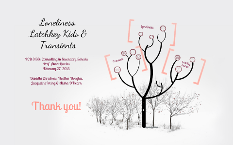 Loneliness, Transients & Latchkey Students by Heather Douglas