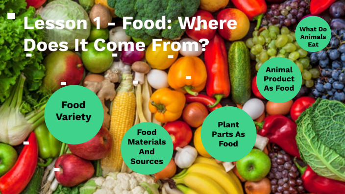 Science - Lesson 1 - Food: Where Does It Come From ? by Archita A S on ...