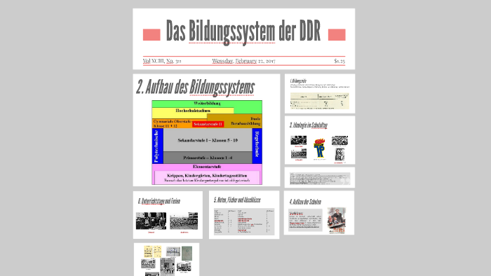 Das Bildungssystem der DDR by Justine Steitz on Prezi